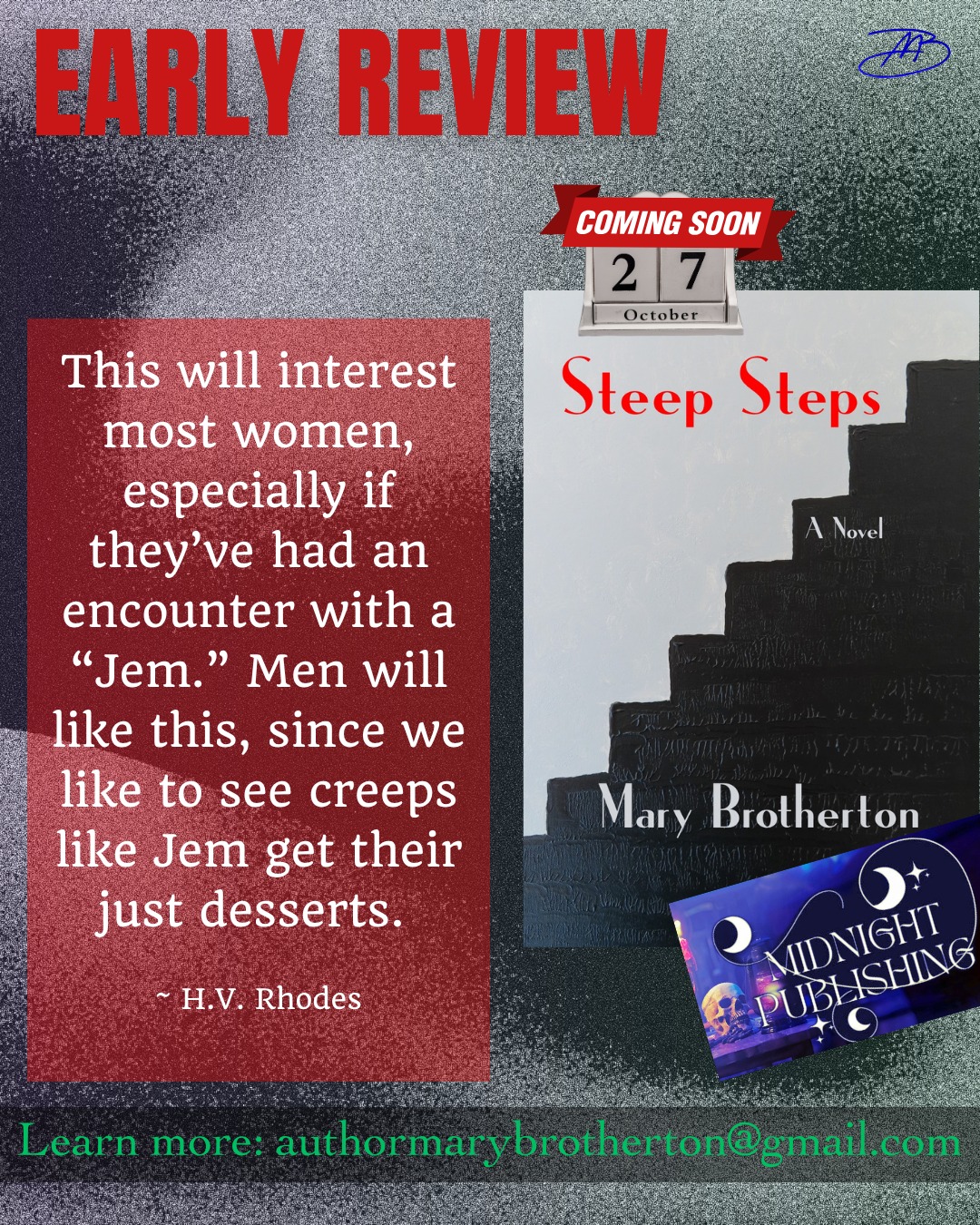 Another Review for Steep Steps – Midnight Publishing